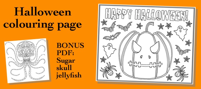Halloween colouring page - Payhip