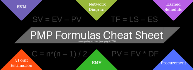 PMP Formulas Cheat Sheet - Payhip