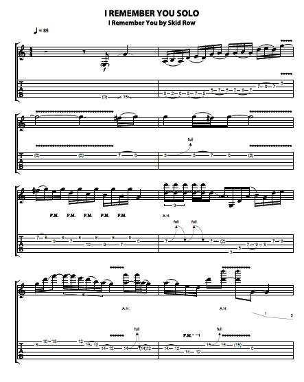 GREAT GUITAR SOLOS 2 - ROCK BALLADS - PRINTABLE TABS - Payhip