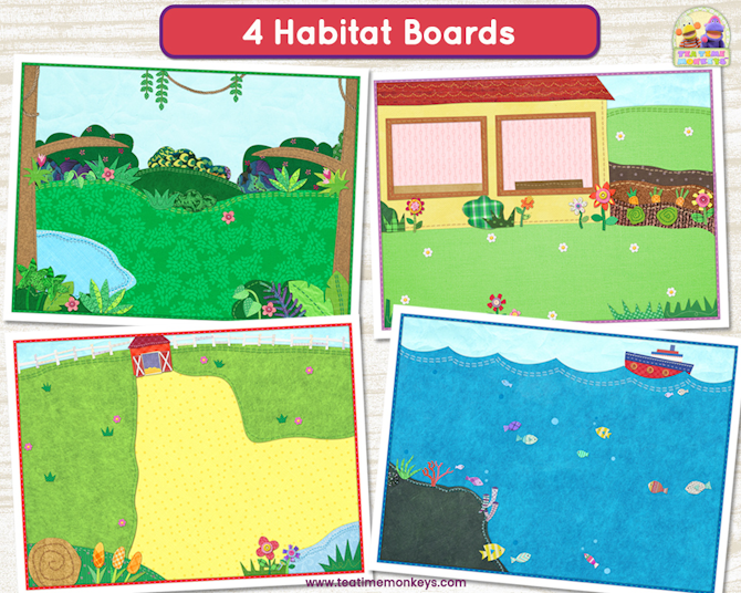 FIND MY HOME! - Animal Habitat Sorting & Memory Game - Payhip