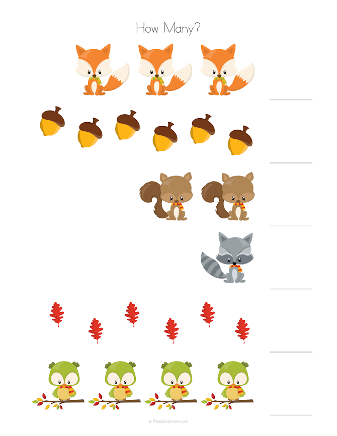 Autumn animals activities fun pack - Payhip