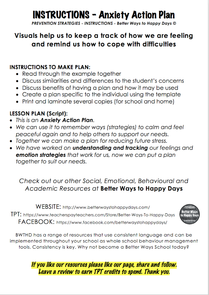Anxiety Action Plan - Payhip