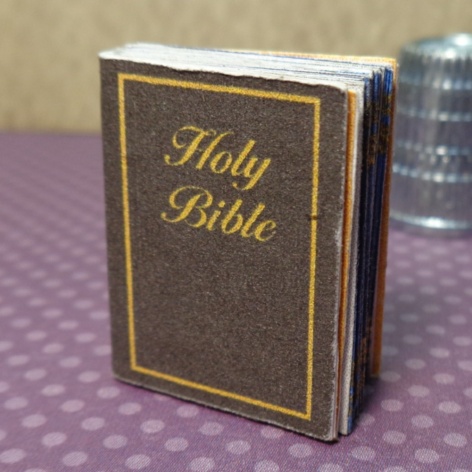 DIY Miniature Bible - Blue Framed - Payhip
