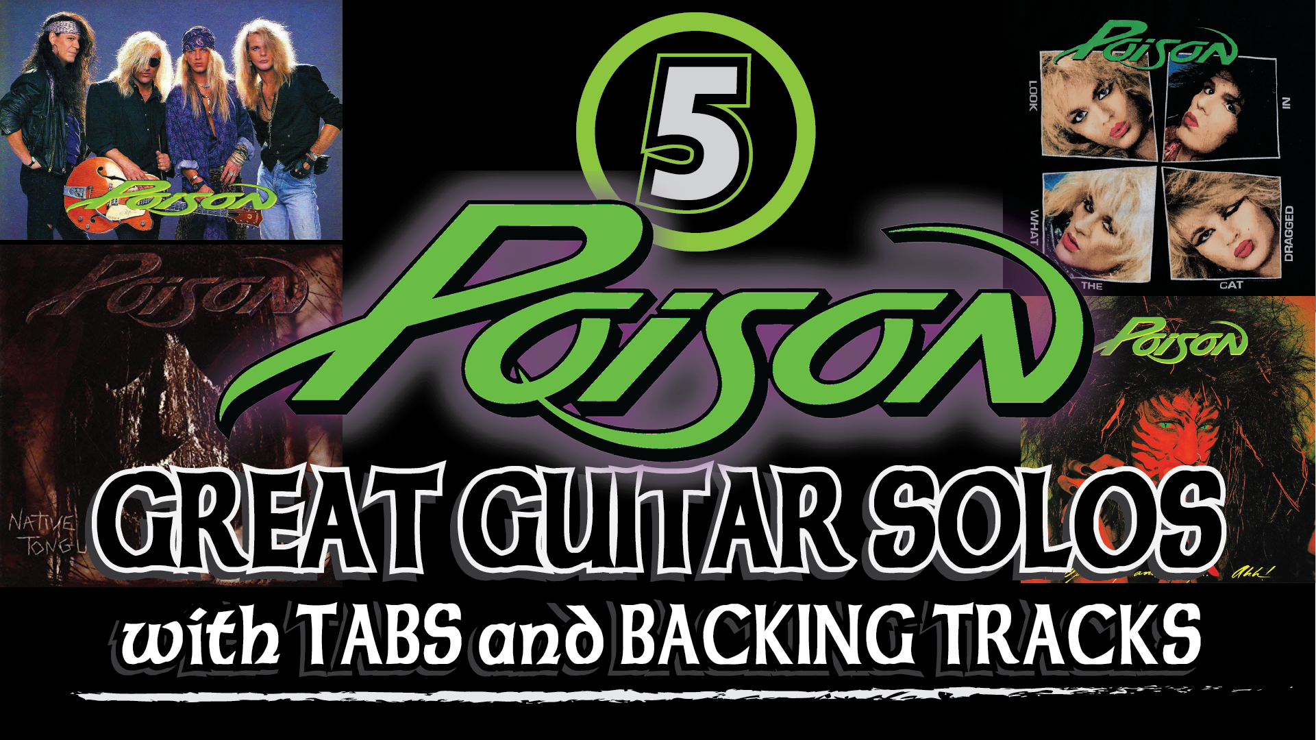 5 POISON | GREAT GUITAR SOLOS GUITAR PRO 7 TABS and BACKING TRACKS - Payhip