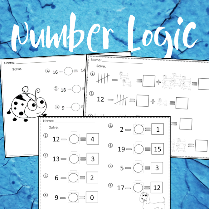 Number Logic With Pictures & Numbers - Payhip