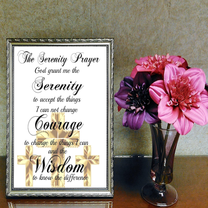Serenity Prayer, 8 x 10 printable wall art - Payhip