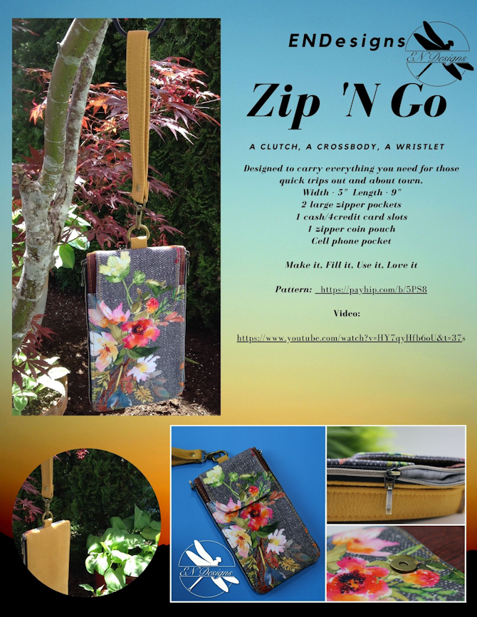 Zip 'N Go Clutch - Payhip