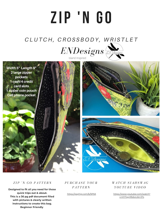 Zip 'N Go Clutch - Payhip