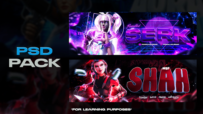 Header PSD Pack - Payhip