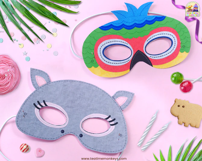 ANIMALES DEL LA SELVA Y SAFARI: MÁSCARAS PARA IMPRIMIR - Payhip