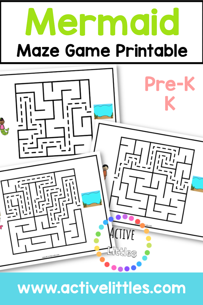 Mermaid Maze Game Printable - Payhip