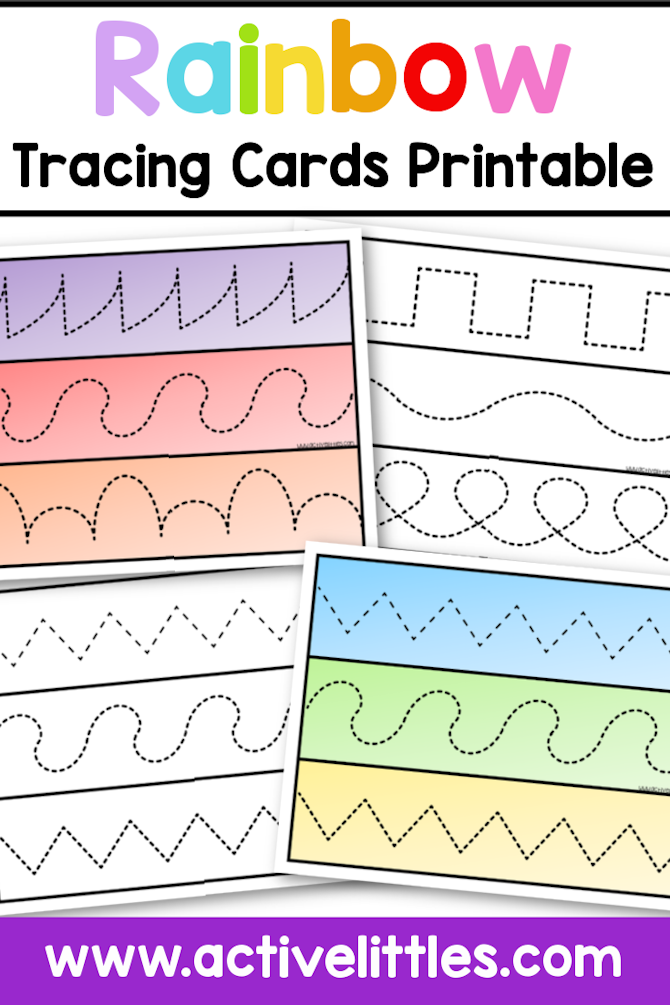 Rainbow Tracing Cards Printable - Payhip