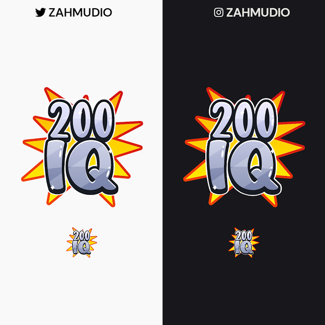 "200 IQ" Twitch or Discord Emote - Payhip