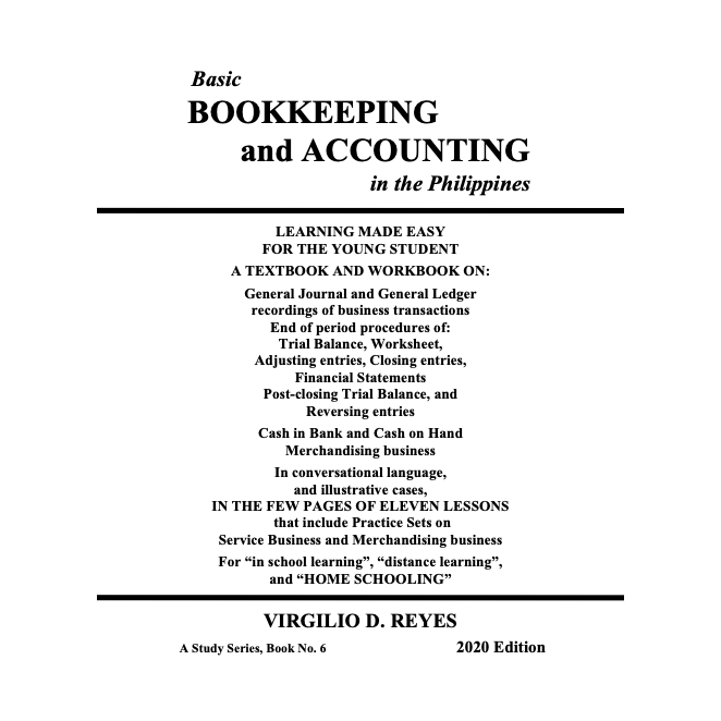 Basic Bookkeeping and Accounting In The Philippines - Payhip