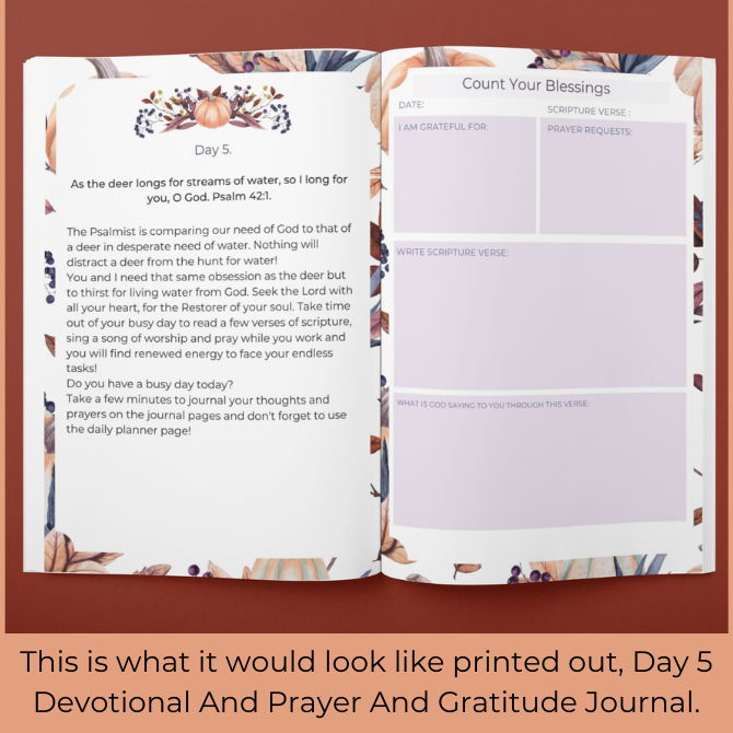 Count Your Blessings 30 Day Thanksgiving Devotional, Prayer And ...