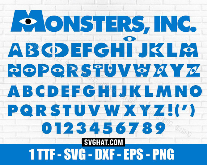 Monsters inc Font - Payhip