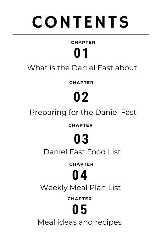 Daniel Fast Guide + Recipes - Payhip