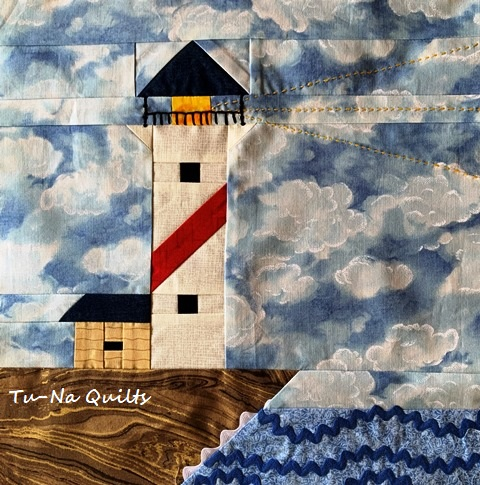 Quilted Cliffs Lighthouse Quilt Block Pattern - Payhip
