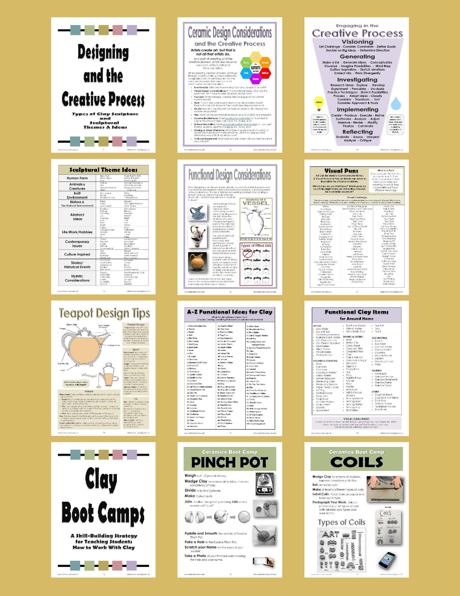 BUNDLE 1 : Speaking of Clay and Clay Matters Resource Book - Payhip