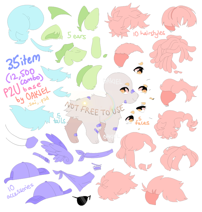 35-item chibi dog base pack - Payhip